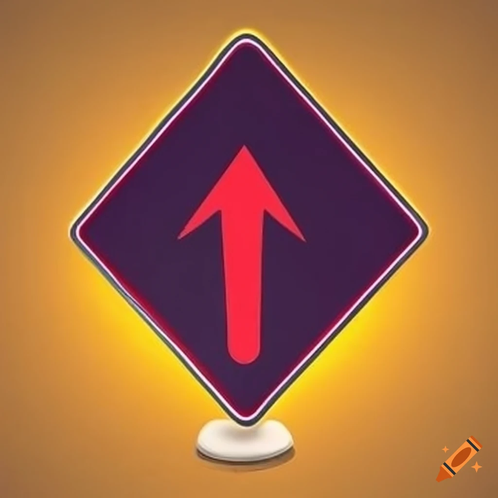 Yield sign on Craiyon