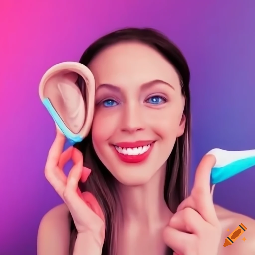 ASMR ear cleaning with gloves and ear tools on Craiyon