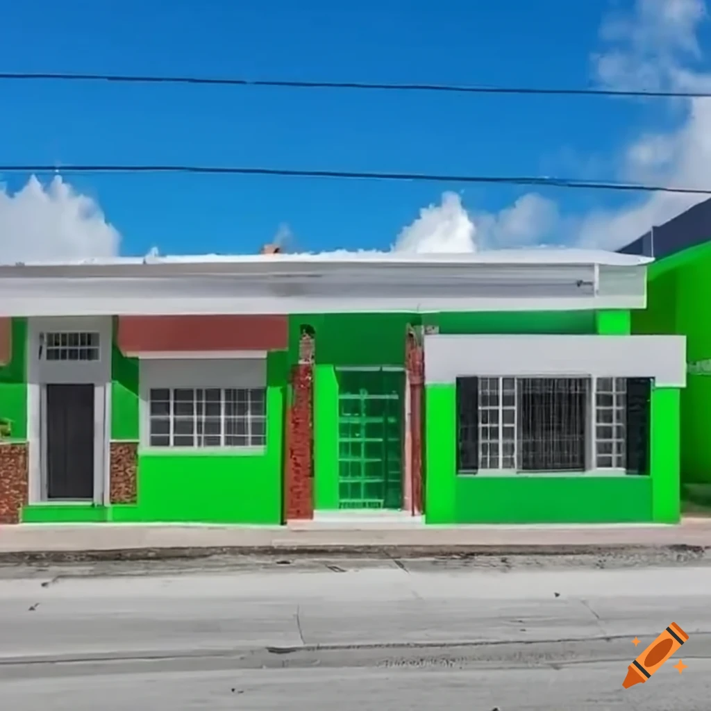 Realistic winter scene in Bayamon, Puerto Rico with snow-covered ...