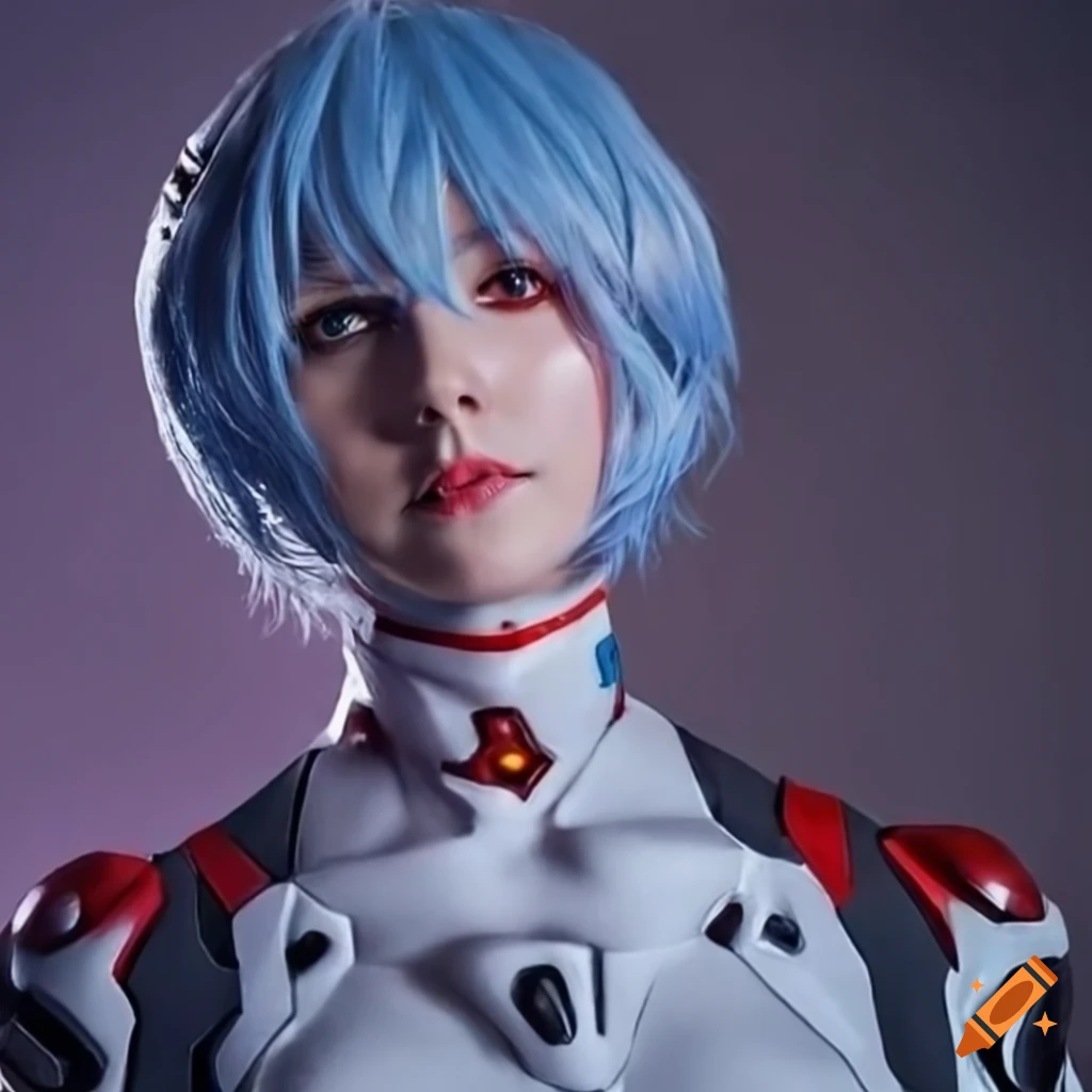 Stunning Rei Ayanami cosplay by Taylor Swift with beautiful shading on Craiyon