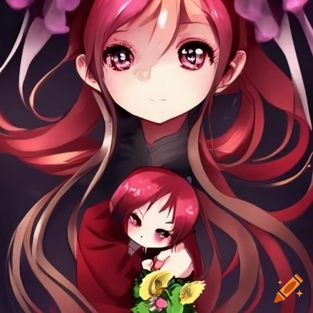 Anime chibi tulip on Craiyon