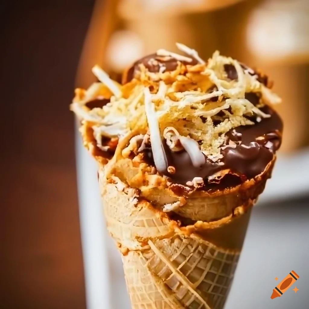 Mexican dessert marquesitas with nutella and shredded cheese topping on ...