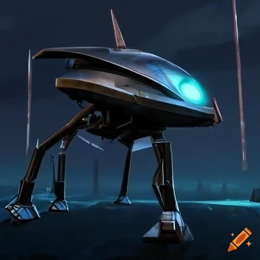 War of the worlds alien tripod design on Craiyon