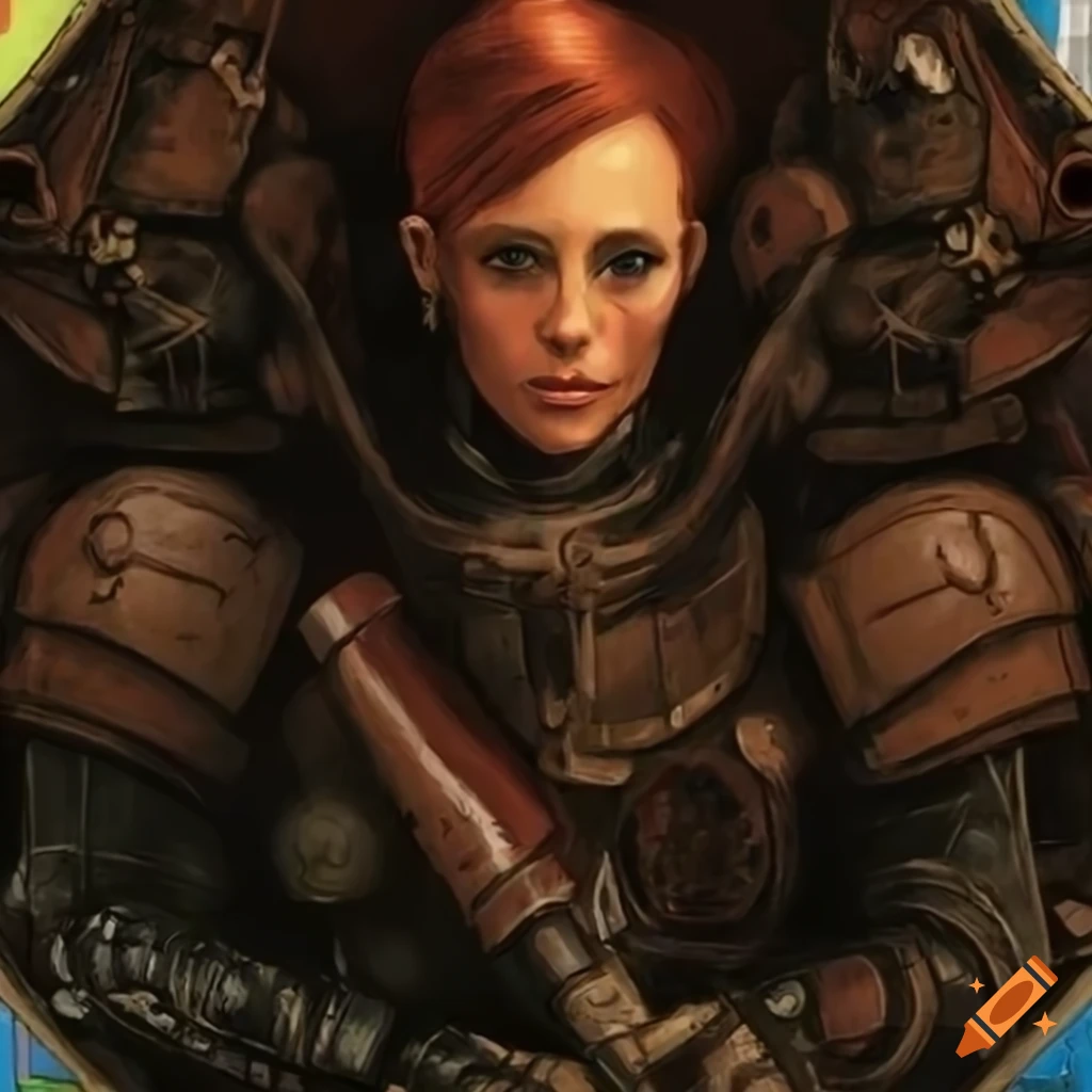 Pristine and detailed character poster inspired by fallout 4 on Craiyon