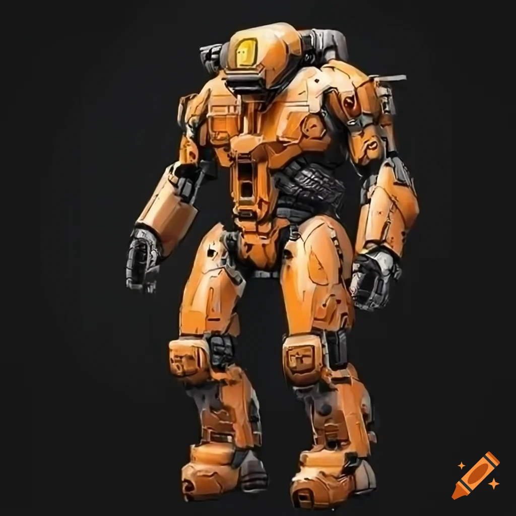 Mech suit on Craiyon