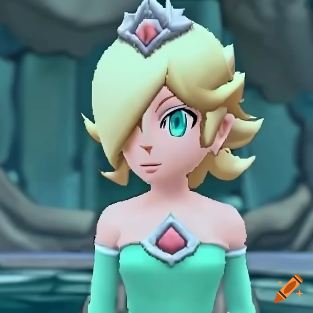 Princess rosalina character from pokemon violet game trailer on Craiyon