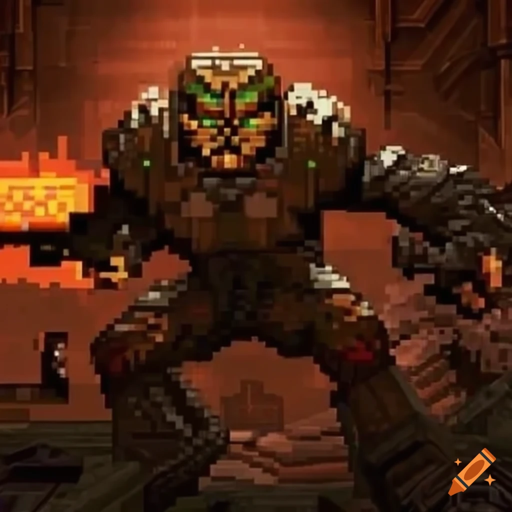 Quake: the fight for justice pixel art first-person shooter gameplay on ...