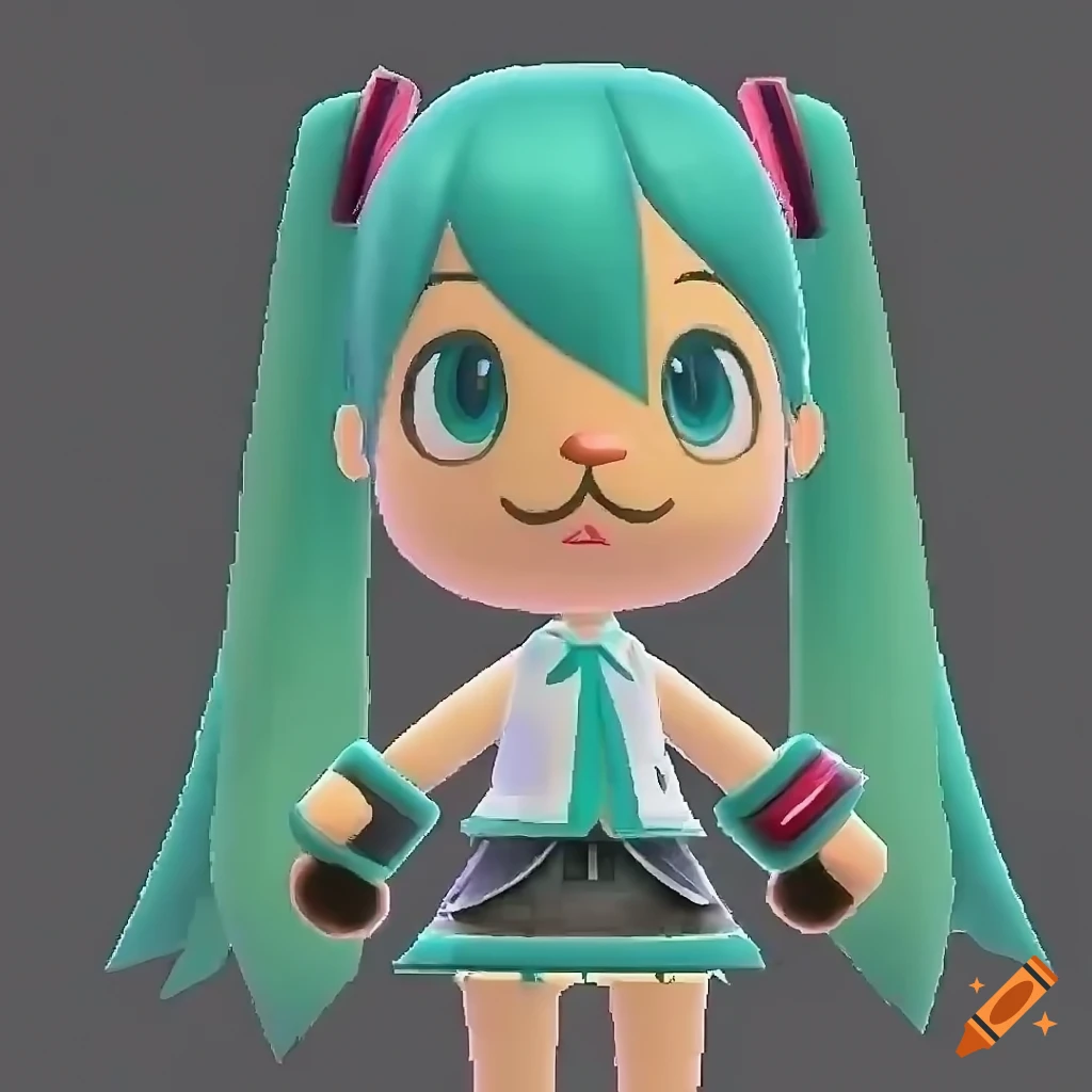 Miku Hatsune in Animal Crossing New Horizons with stunning visual ...