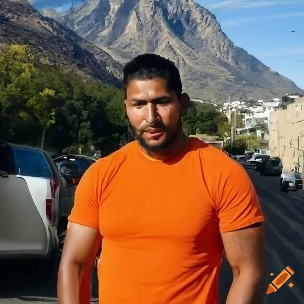 Peruvian man in casual attire on Craiyon