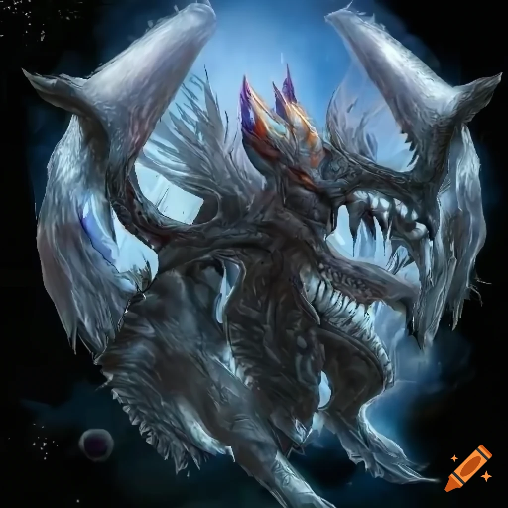 Angelic monster creature with a unique halo on Craiyon