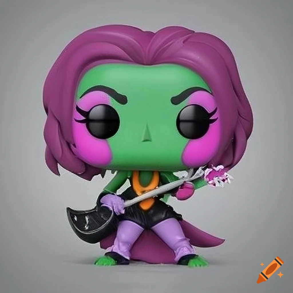 Funko pop female monster figure on Craiyon