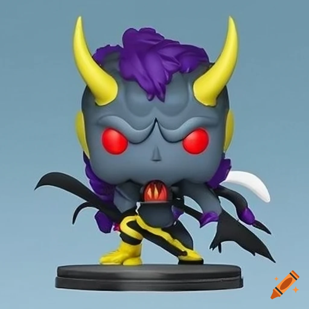 Funko pop demon figurine on Craiyon