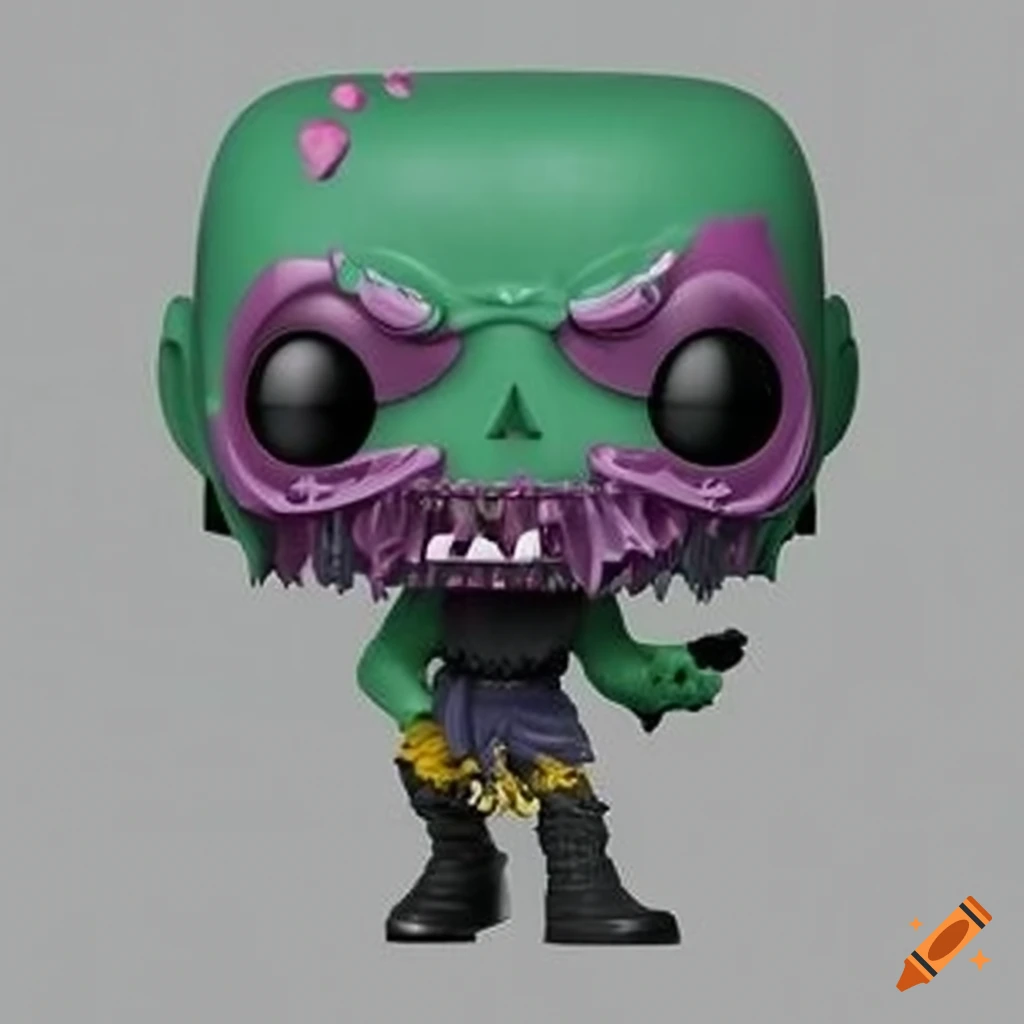 Funko pop zombie figure on Craiyon