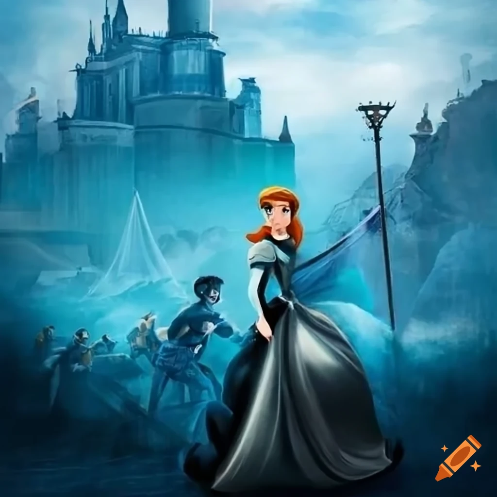 Disney princess in a world war ii epic movie poster in high-definition ...