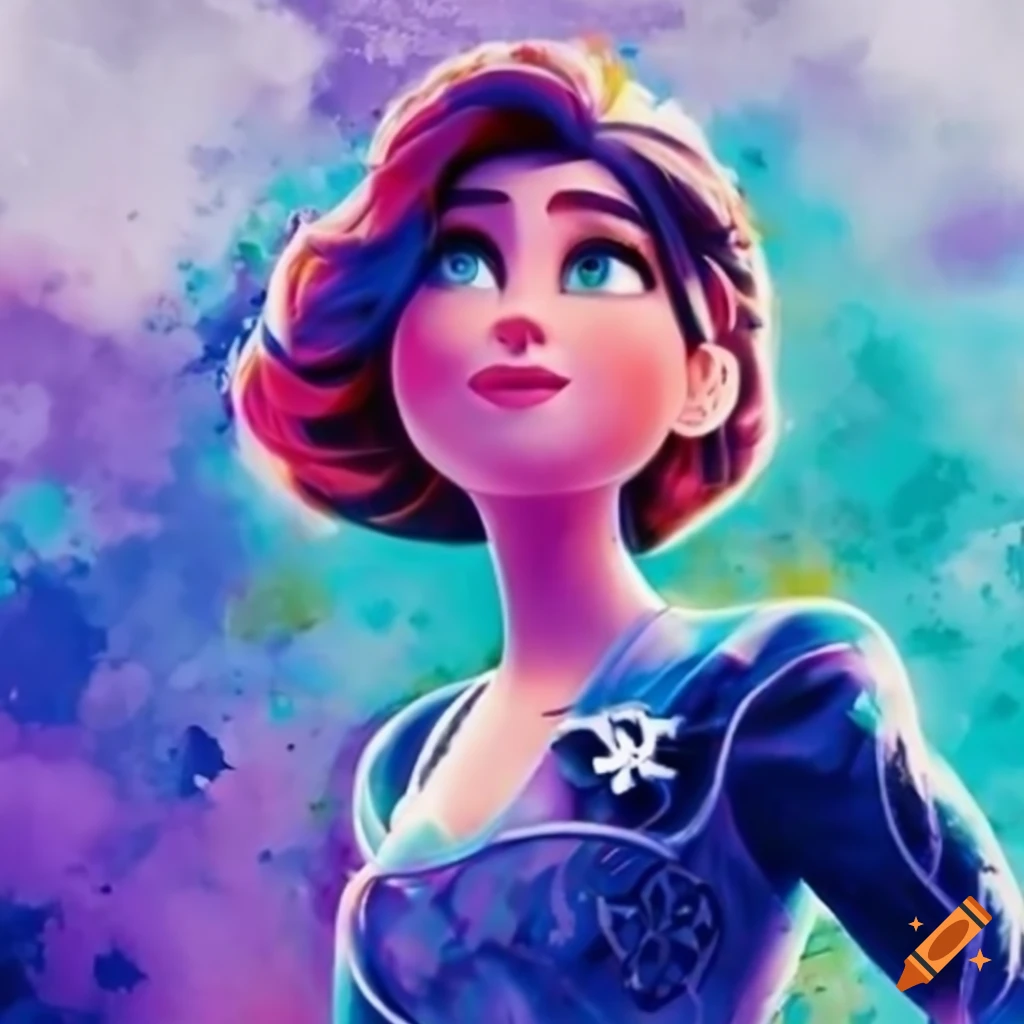 World War Two movie poster featuring a Disney aesthetic princess in ...