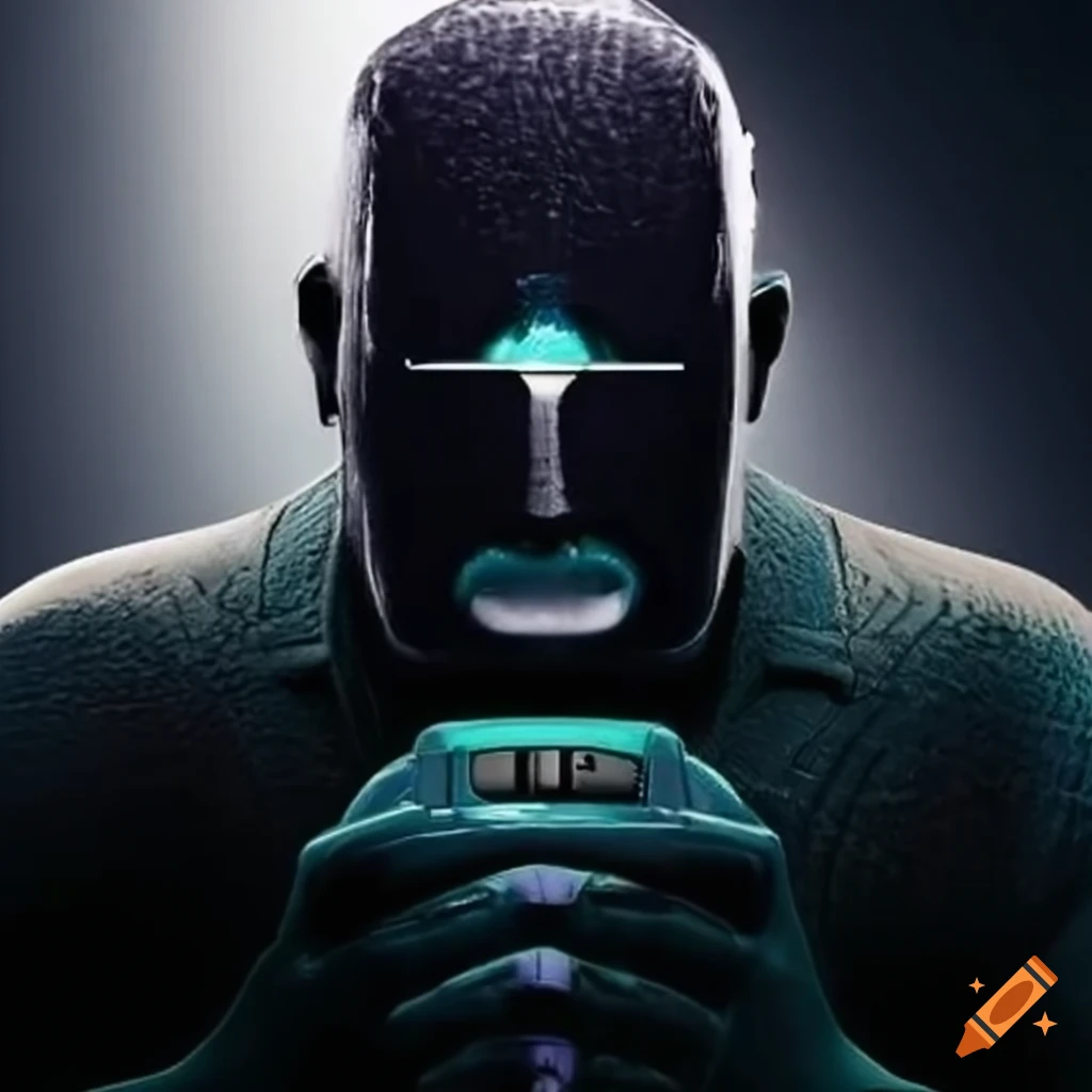 Nokia-man character illustration on Craiyon