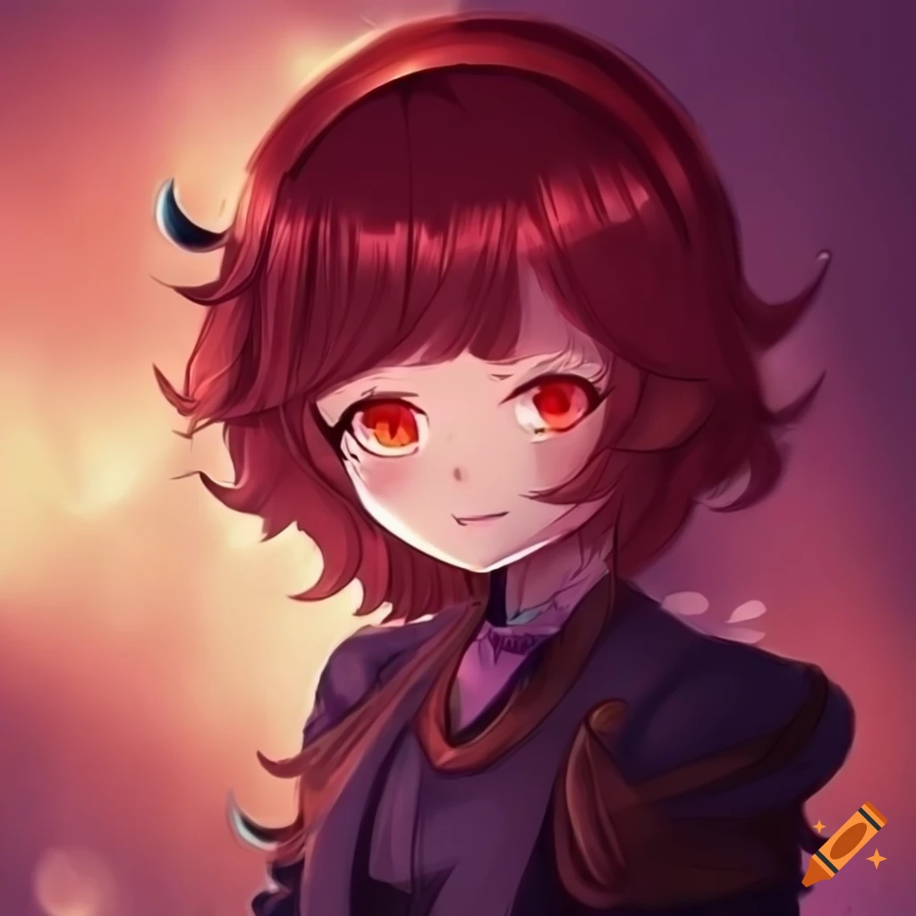 Illustration of an original character (oc) on Craiyon