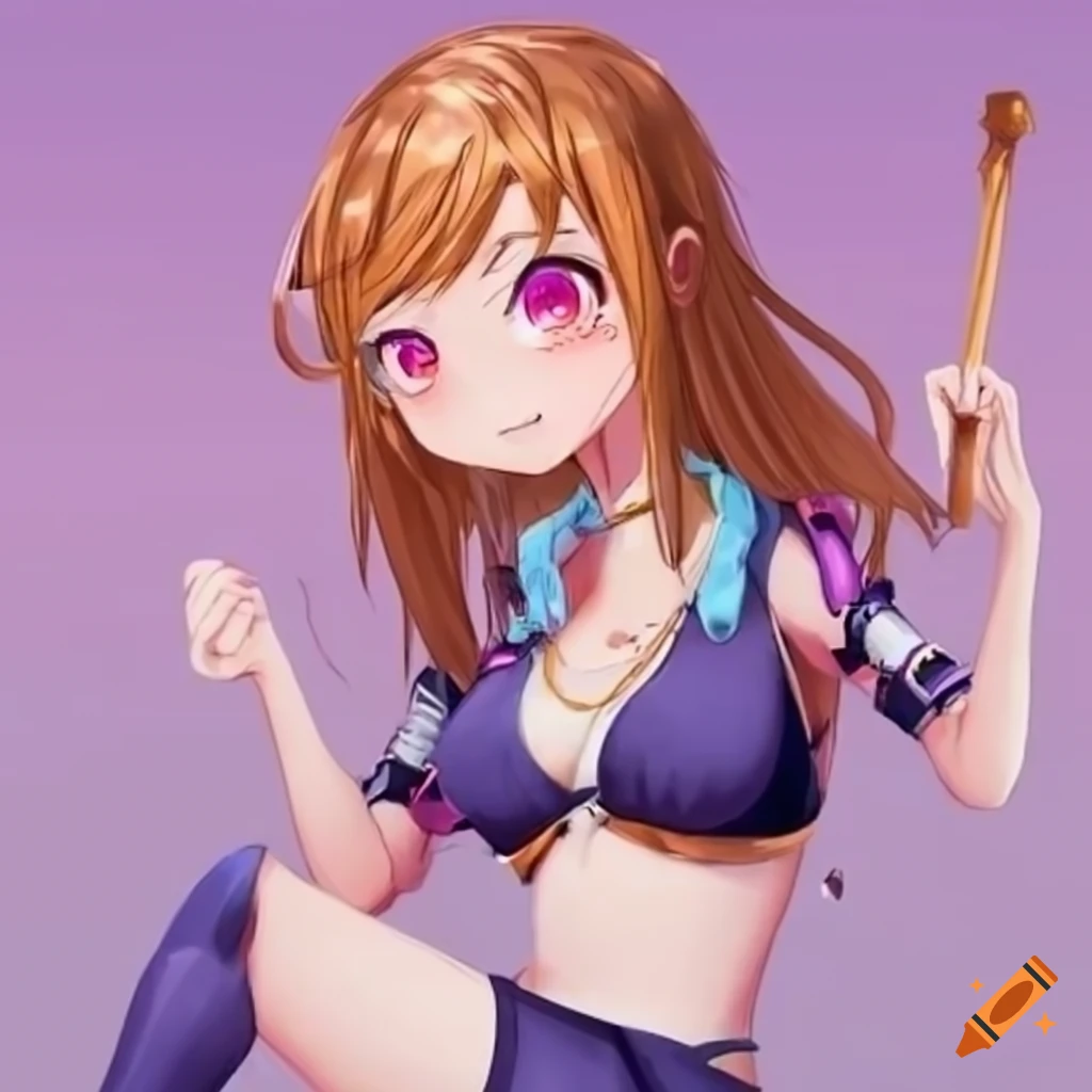 Original character illustration on Craiyon