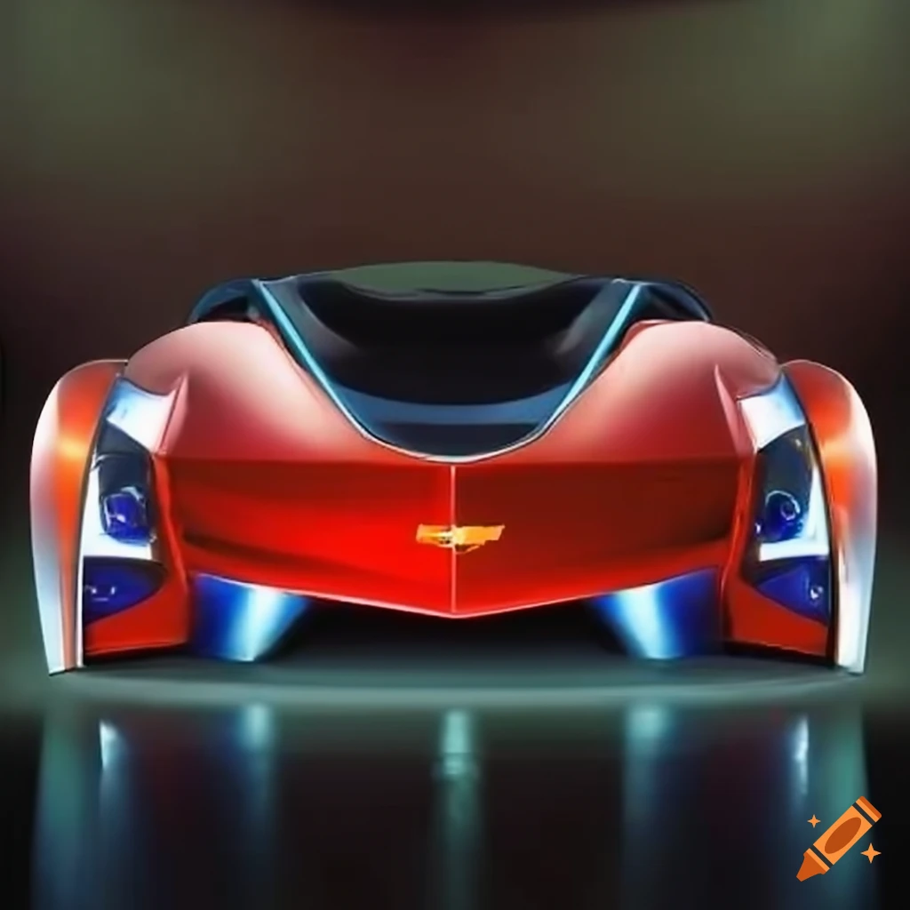 Advanced fictional chevy supercar concept from 2004 with futuristic ...