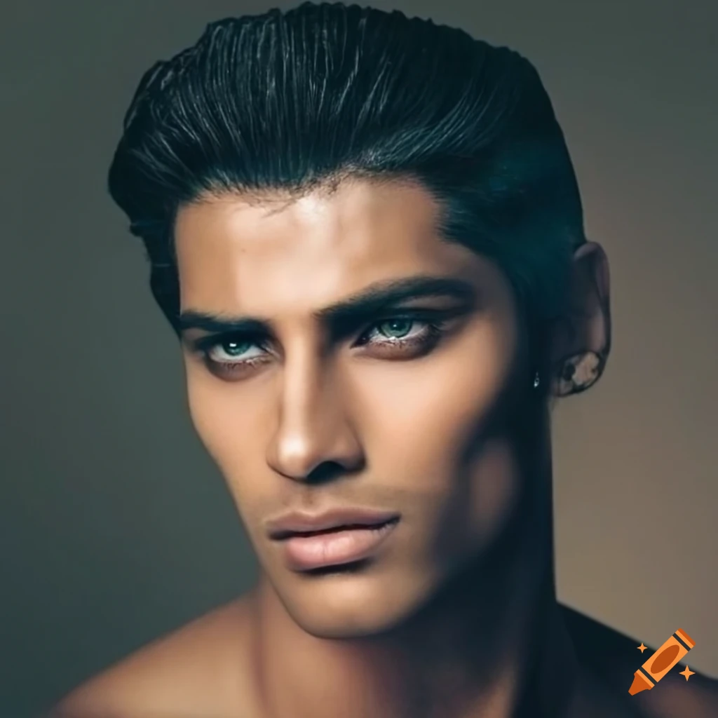 Male Supermodel With Diverse Heritage And Striking Features On Craiyon