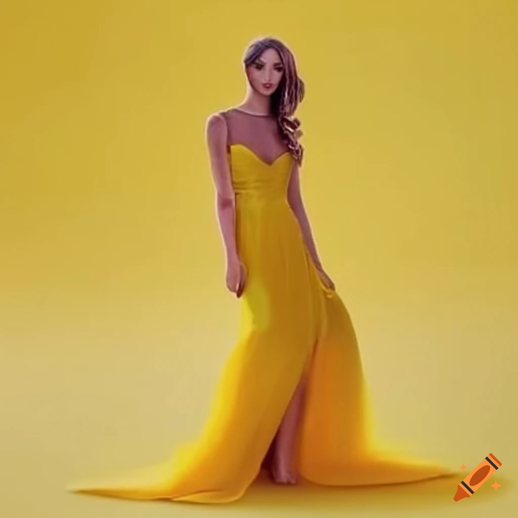 Yellow Dress On Craiyon