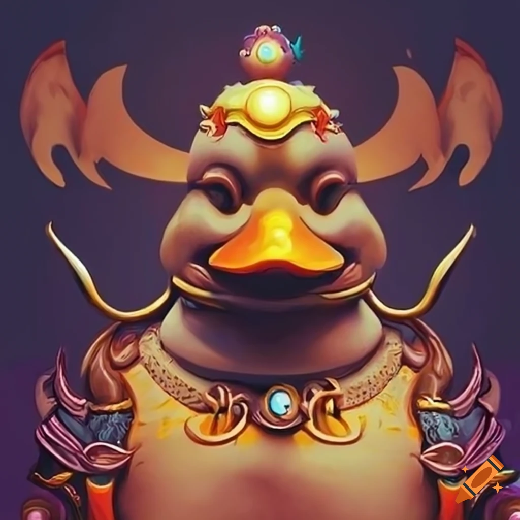 Duck god on Craiyon