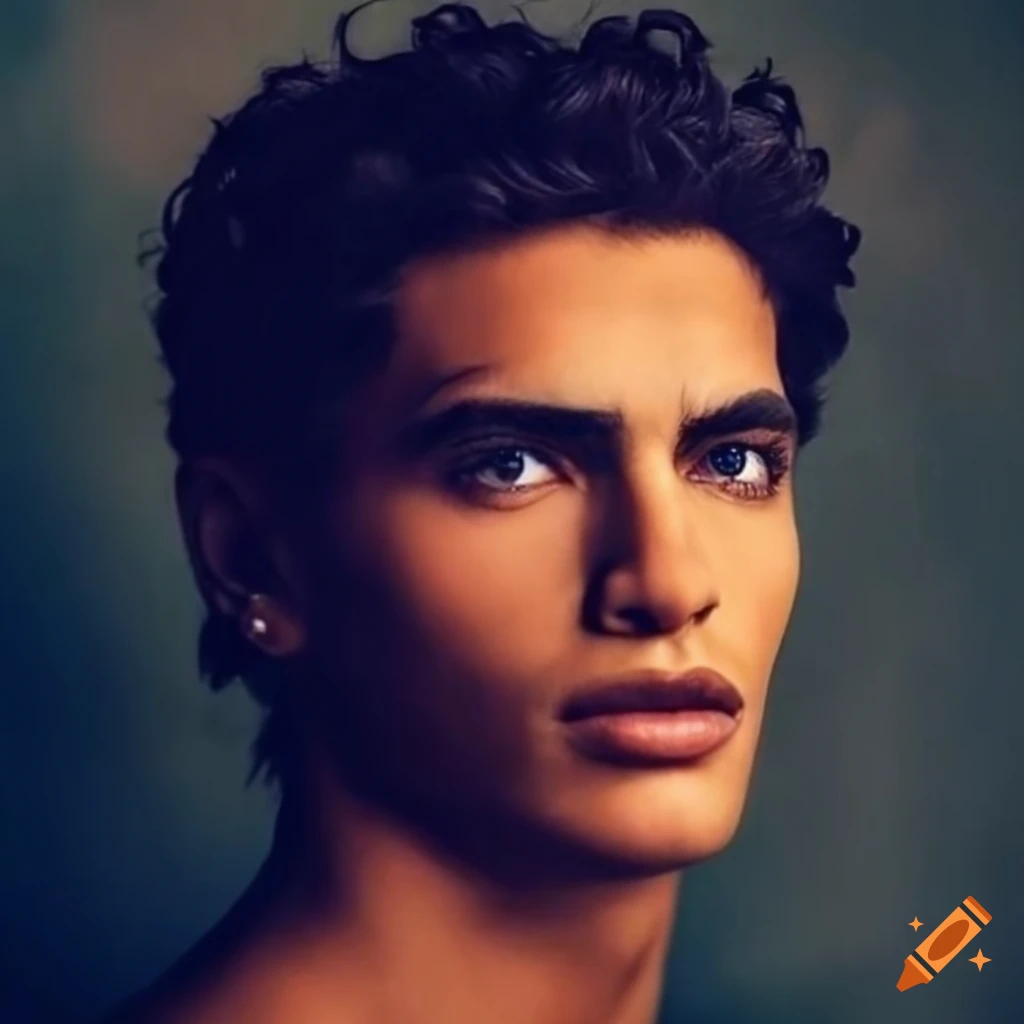 Male Supermodel With Diverse Heritage And Striking Features On Craiyon
