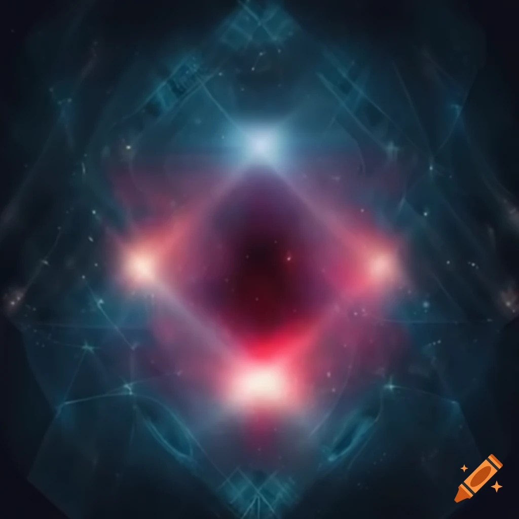 Geometric shapes in a triangular space on Craiyon