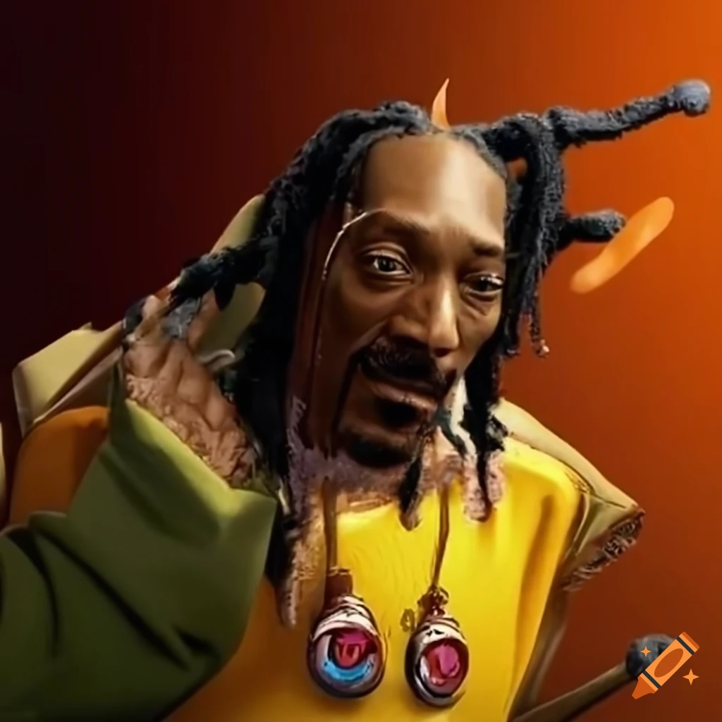 Buggy Bee and Snoop Gogk in a funny scenario on Craiyon