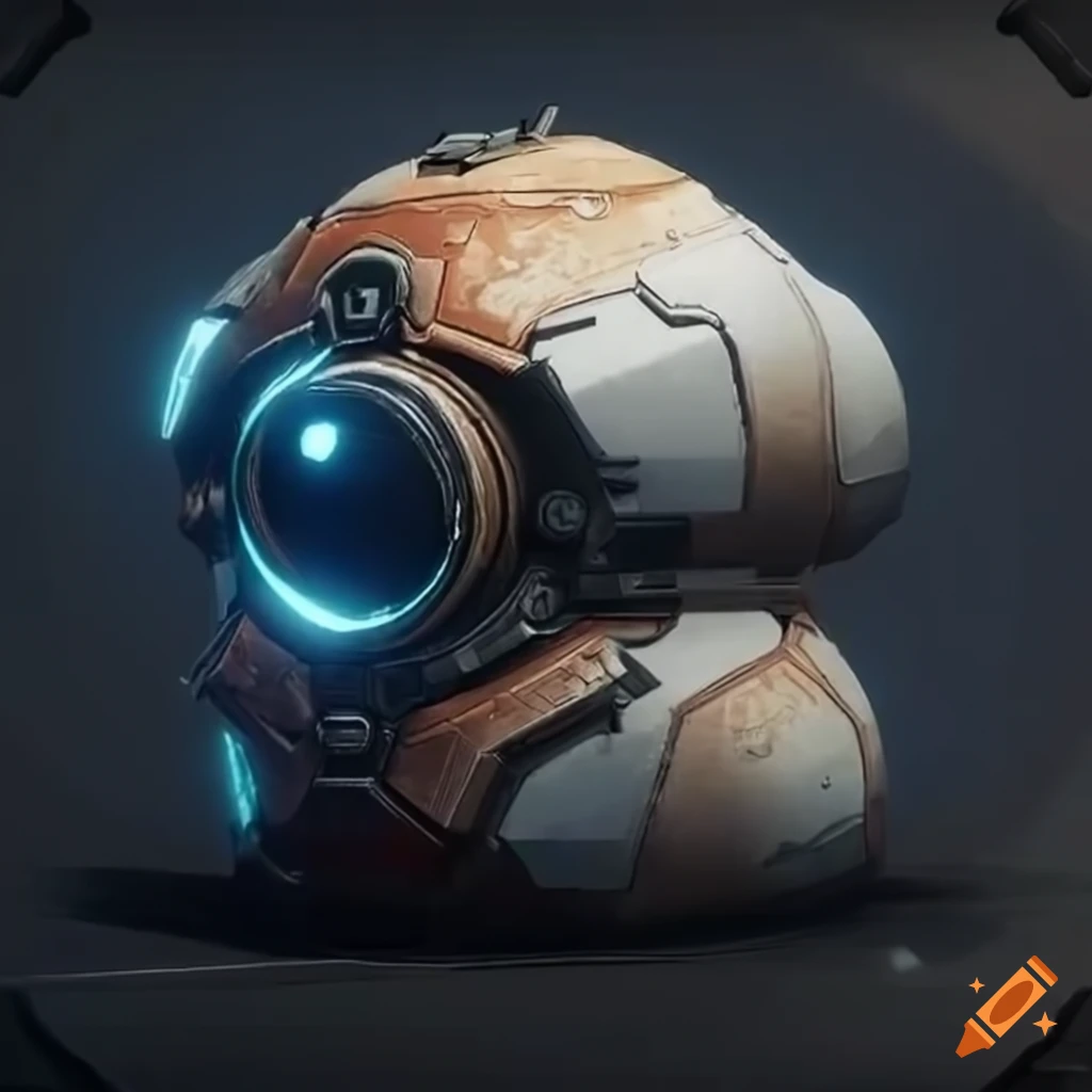 Futuristic ghost shell design from destiny 2 on Craiyon