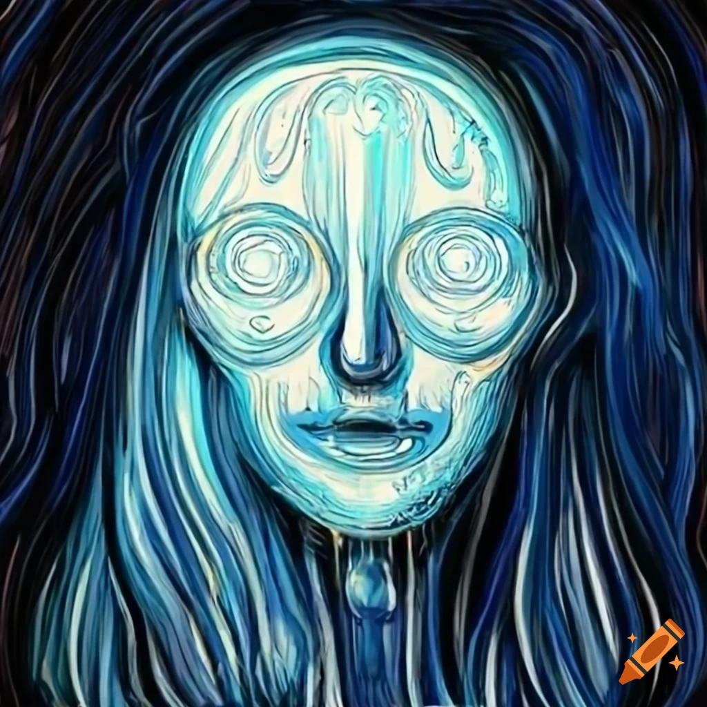 Image titled secrets of the machine god x munch on Craiyon