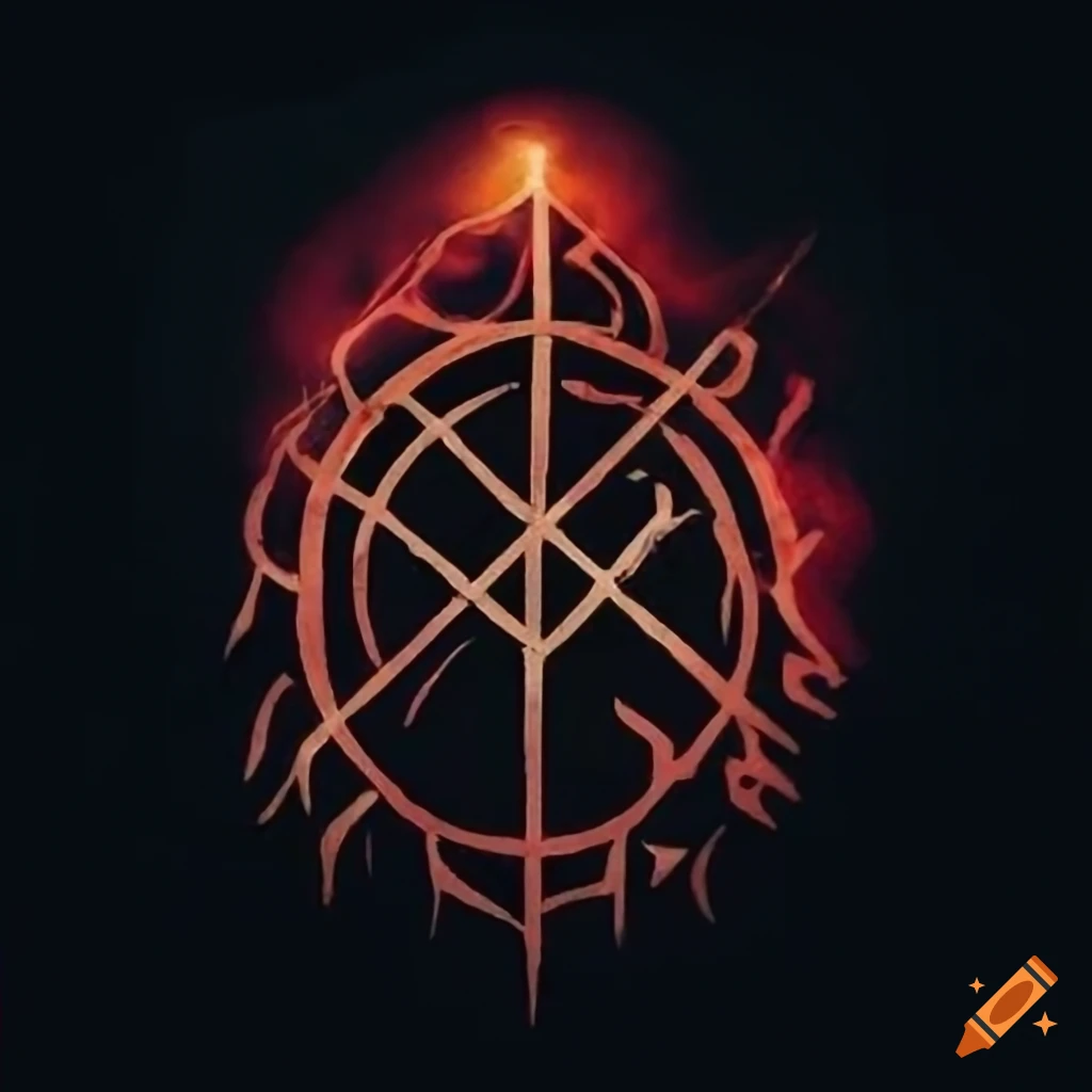 Heretical rune symbol on Craiyon