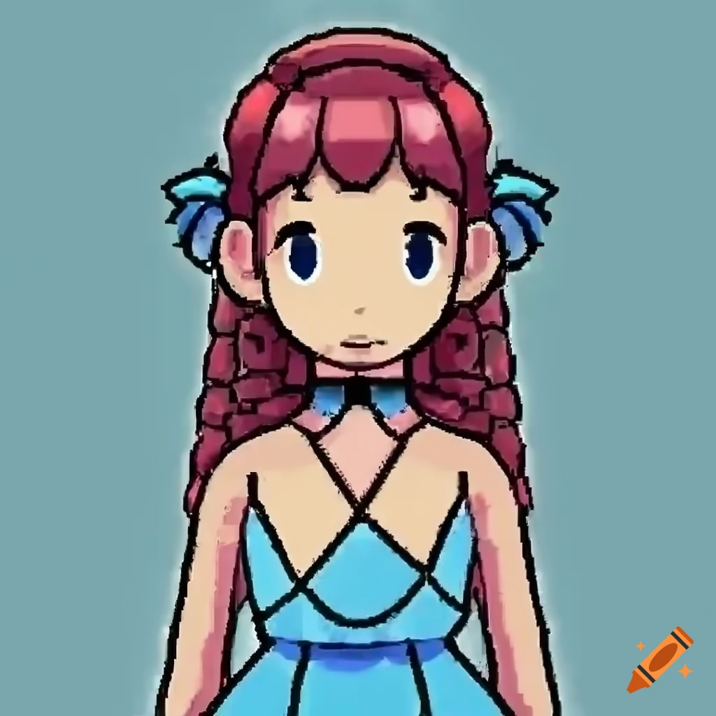Female original character from Rhythm Heaven as a princess on Craiyon
