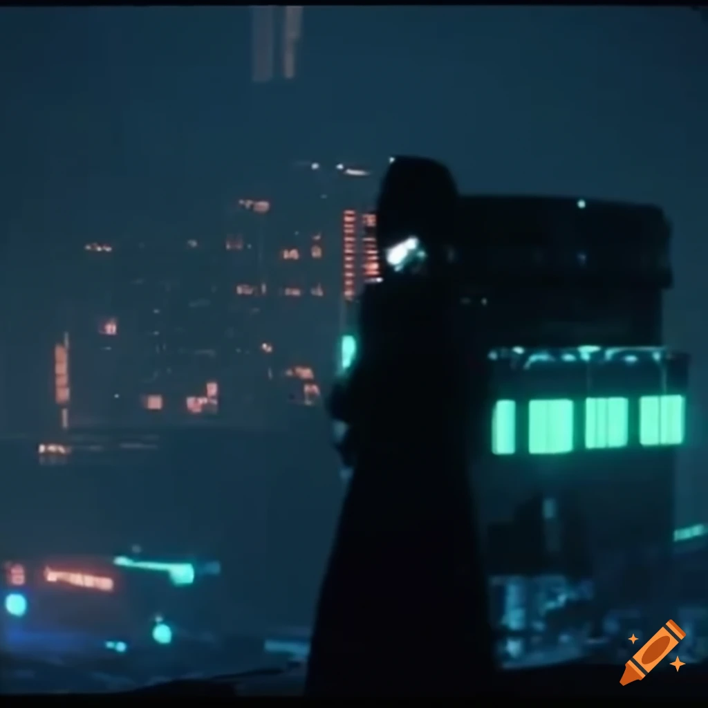 Vhs-style footage with blade runner 2049 and simon stålenhag art vibes ...