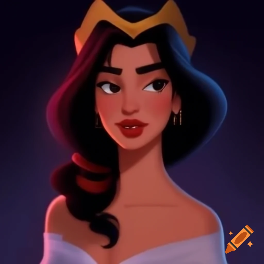 Dua lipa depicted as albanian princess in classic disney animation ...