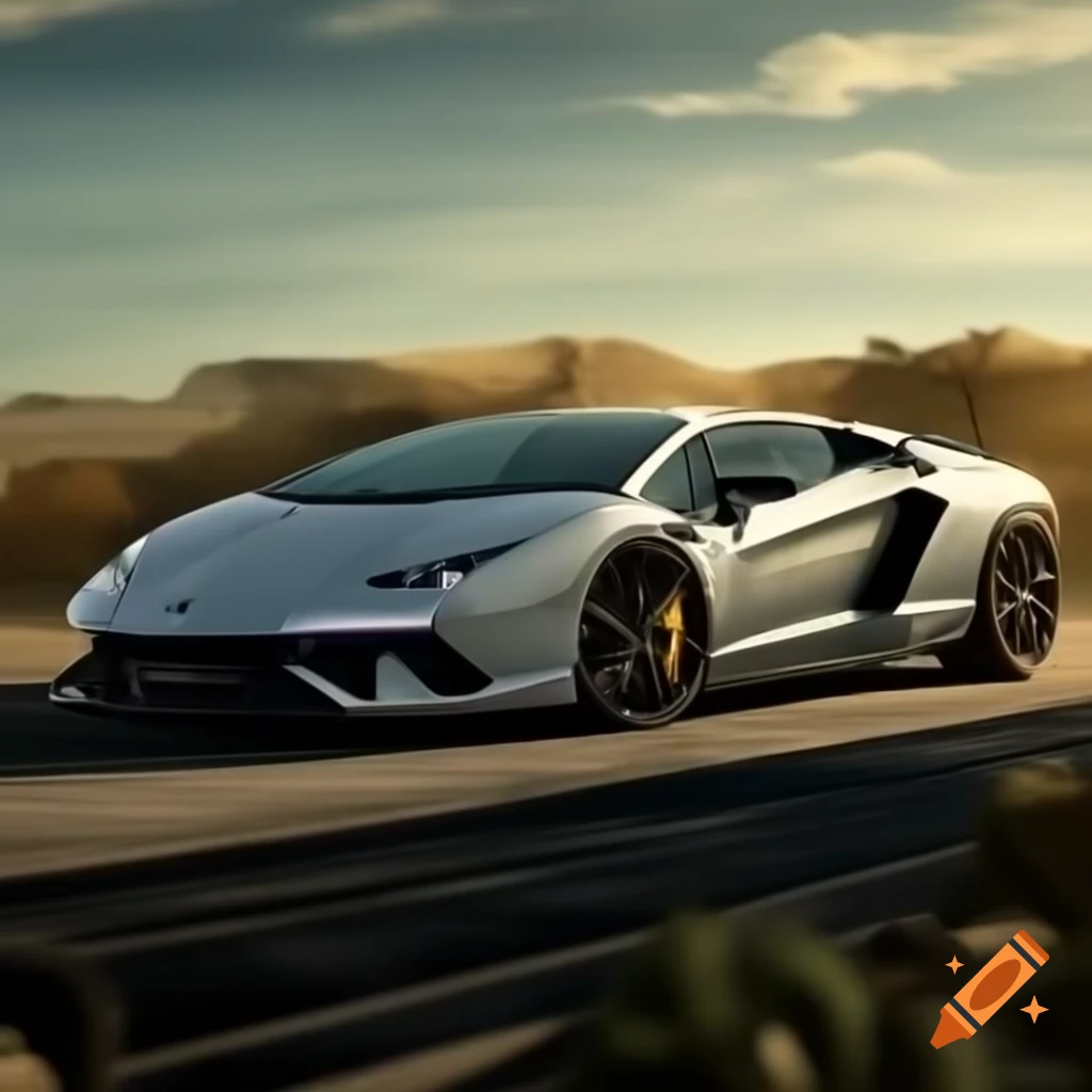 Lamborghini Vulgata viewed horizontally on Craiyon