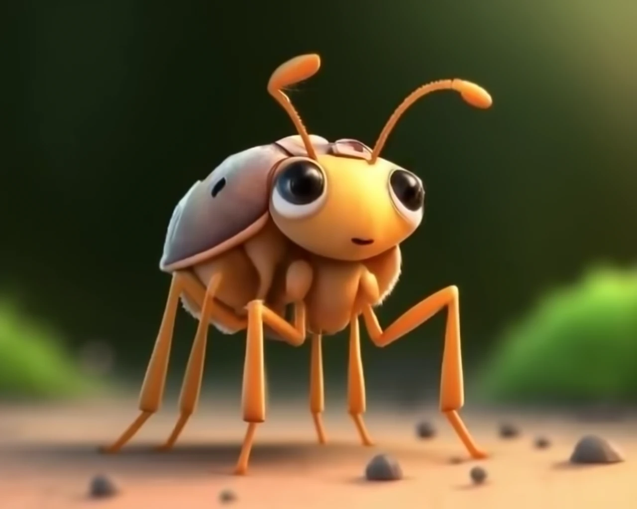 Cute multi-legged bug on Craiyon