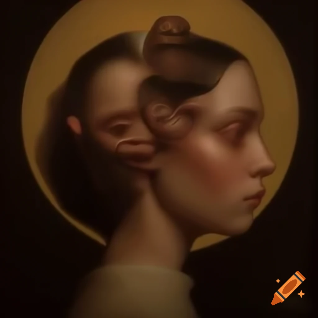 Abstract representation of distorted perceptions and emotions in art on ...