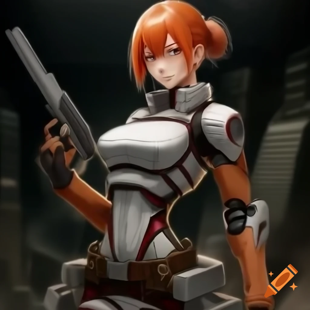 Anime robot girl in MAPPA art style inspired by Jujutsu Kaisen and ...