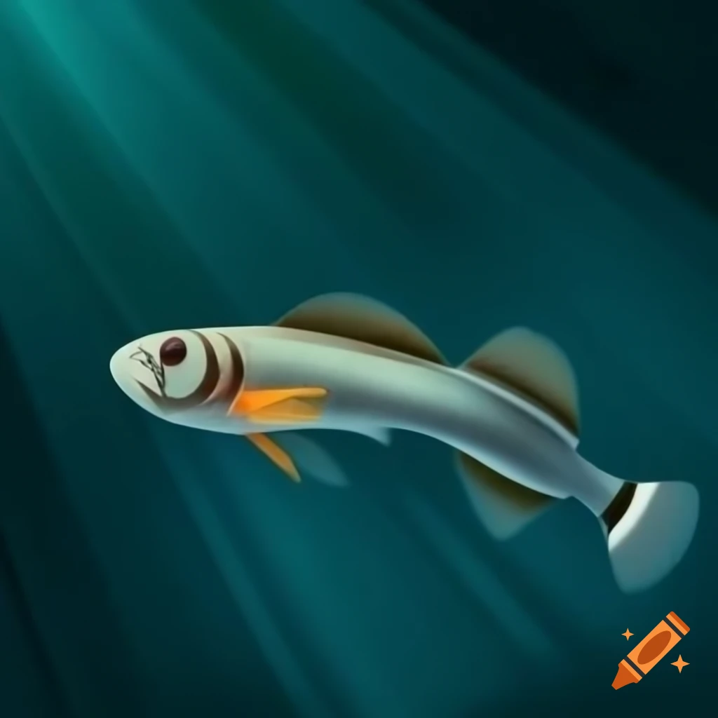 Anthropomorphic fish character on Craiyon