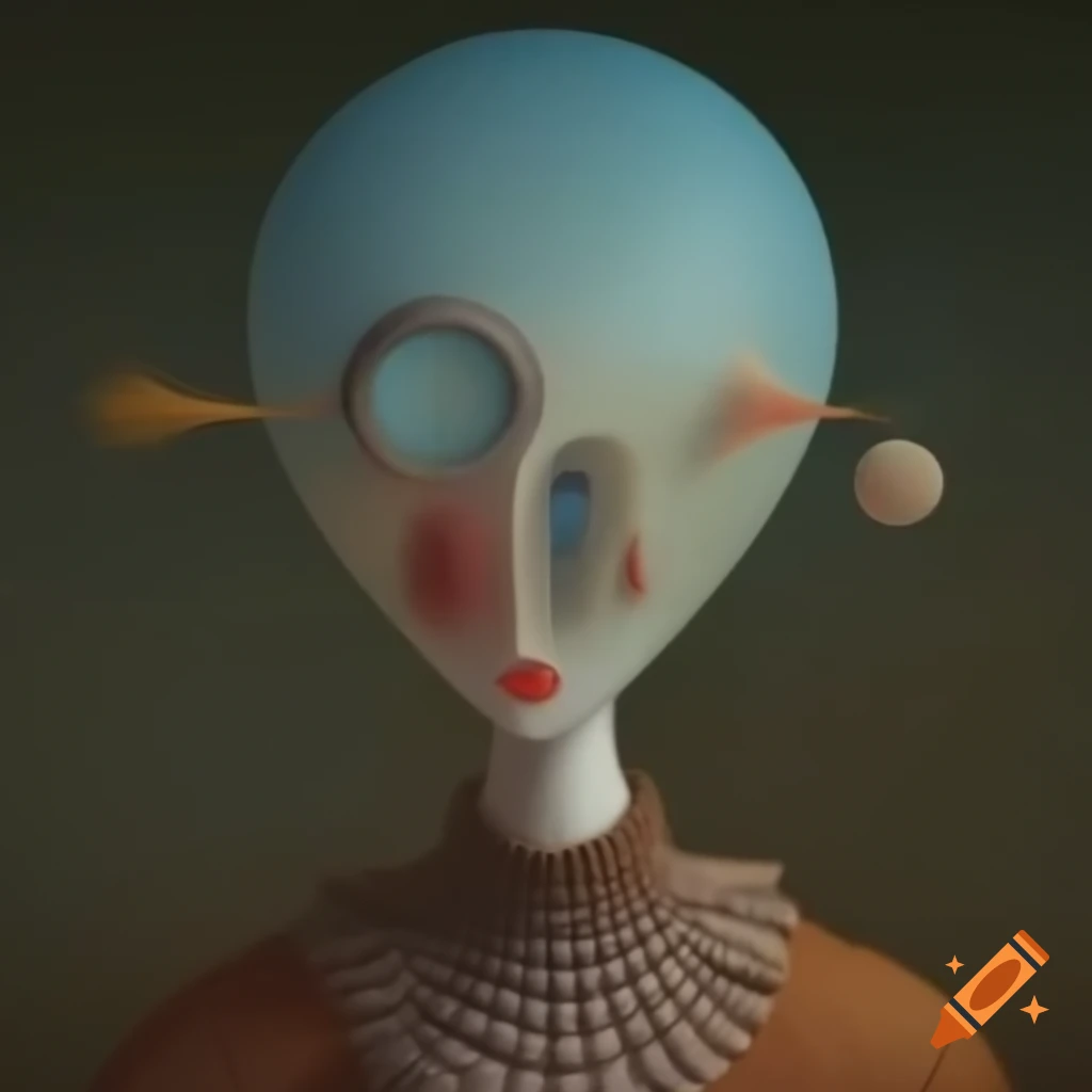 Surrealist art with ambiguous imagery and dreamlike elements on Craiyon