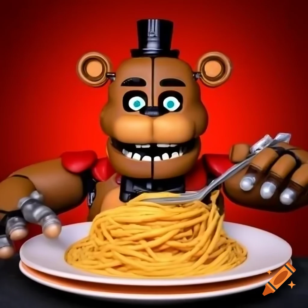 Freddy Spaghetti character on Craiyon