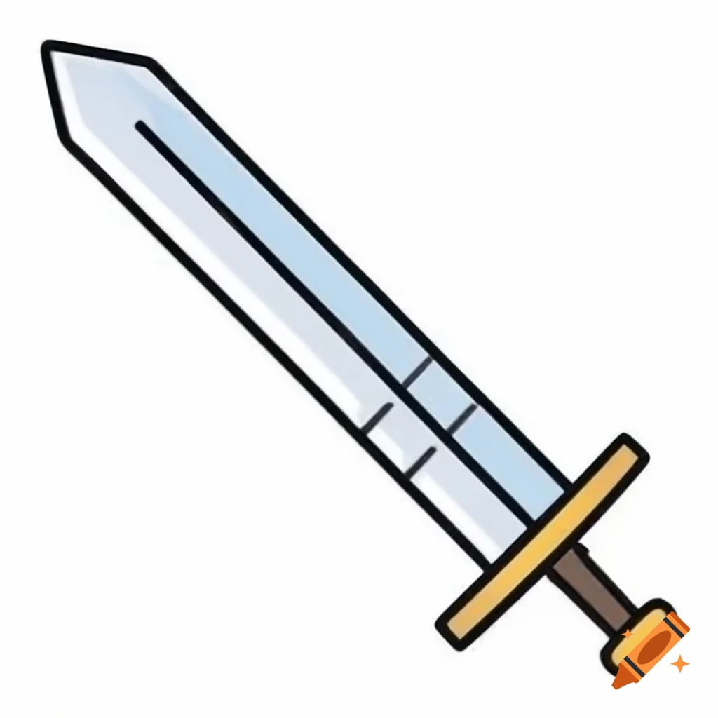 Icon of an attack short sword on Craiyon