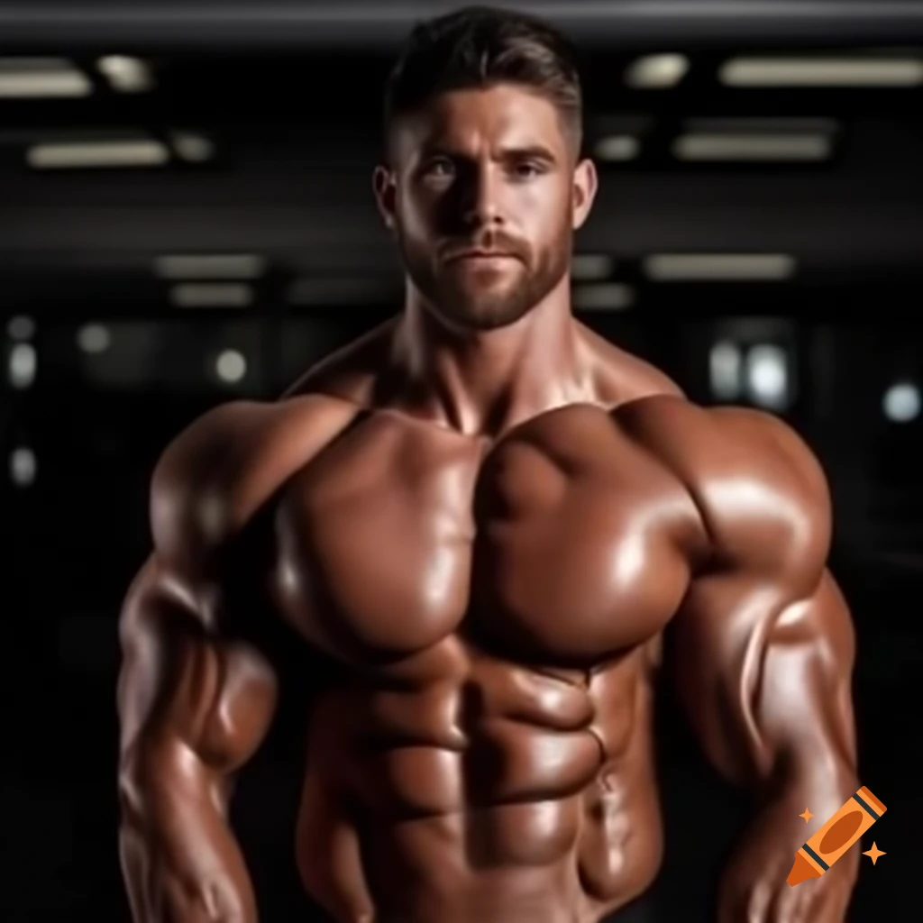 Muscular individual named Sam Sulek on Craiyon