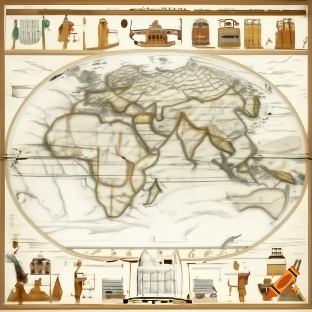 World map of ancient civilizations highlighting Roman Empire, Ancient ...