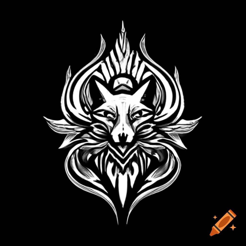 Japanese mythological kitsune representation on Craiyon