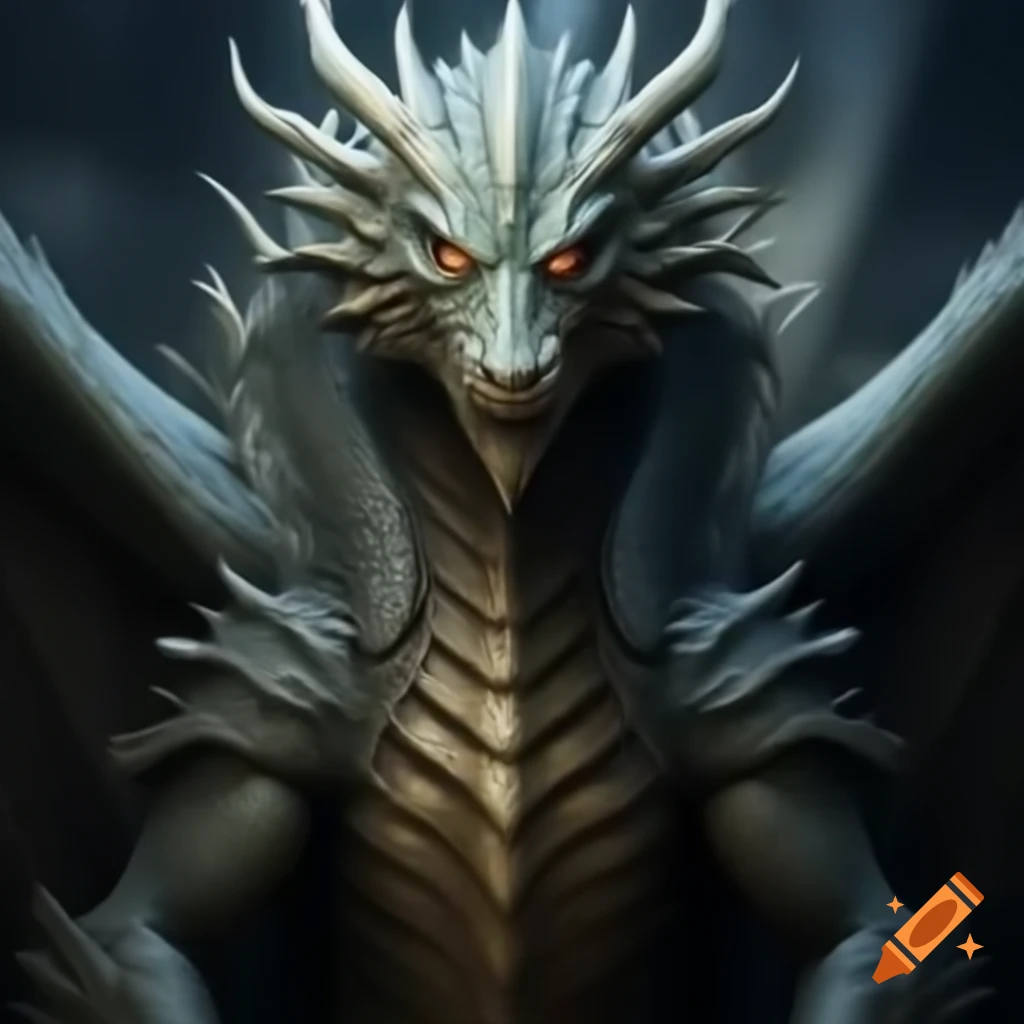 Majestic wise dragon concept on Craiyon