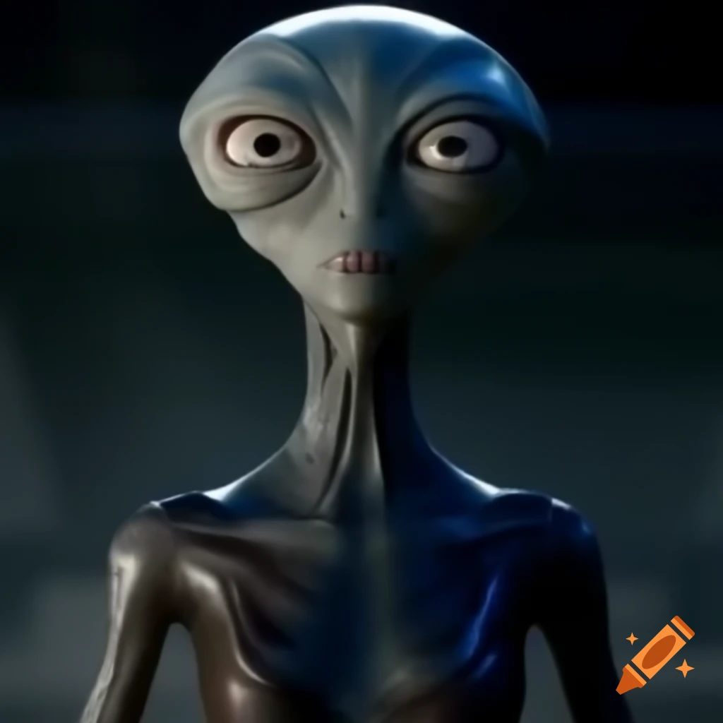 Beautiful zarkothian humanoids in queen's chambers aboard alien ...