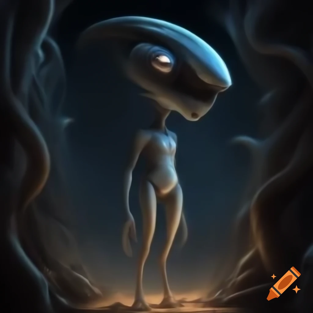 Beautiful Zarkothian humanoids in Queen's chambers aboard alien ...