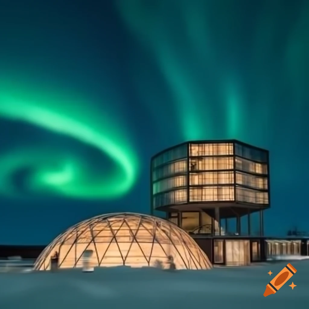 Modern glass igloo hotel in Arctic Circle for viewing northern lights ...